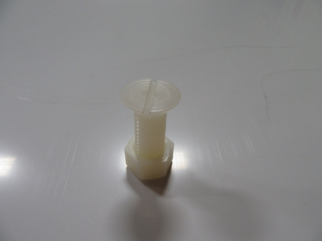 1/2-13 x 1" Nylon Flathead Bolt and Nut Pair – Hanco International